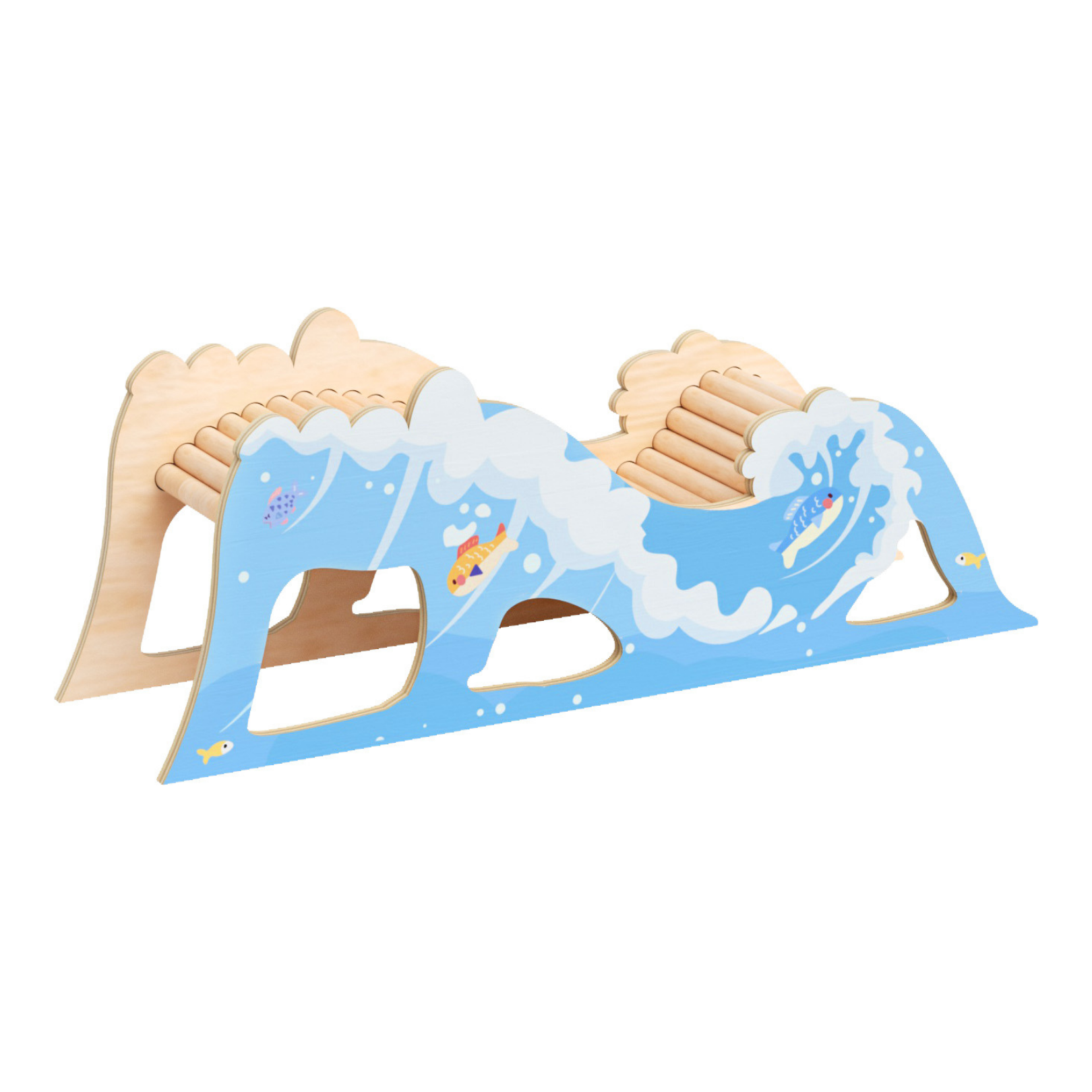 Mini and Moe Wave Bridge - Elegant, Durable Bridge for Small Pets ...